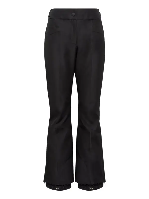 Moncler Ski Trousers With Button Detail - Black