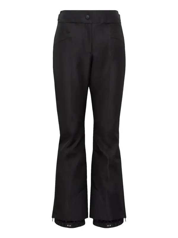 Moncler Ski Trousers With Button Detail - Black