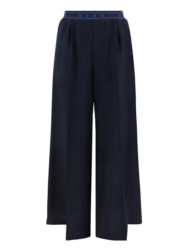 Marni Logo Waist Trousers - Black