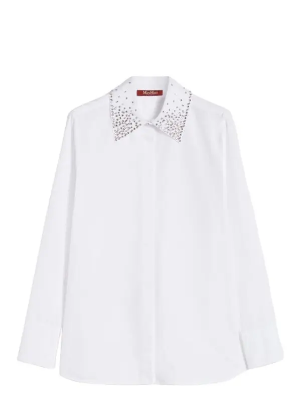 Max Mara Staffa Embellished Shirt - White