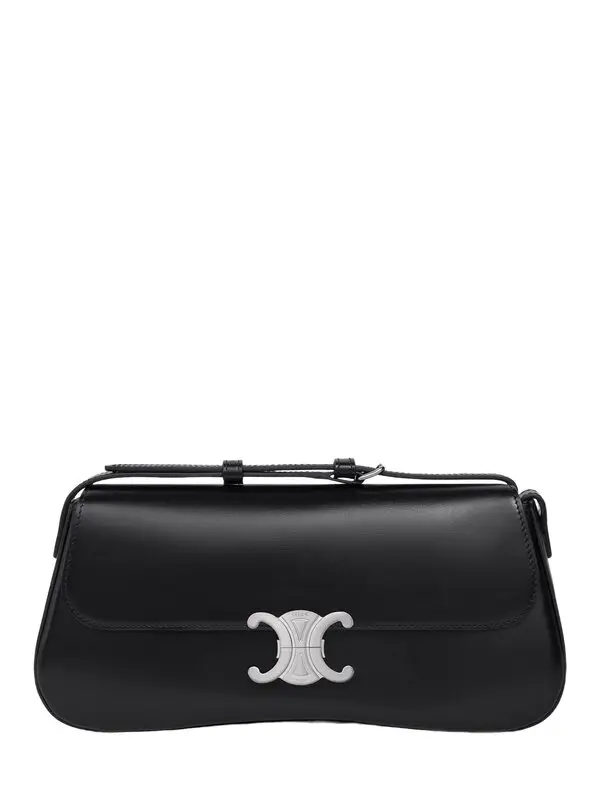 Celine Medium Lola Bag In Shiny Calfskin - Black