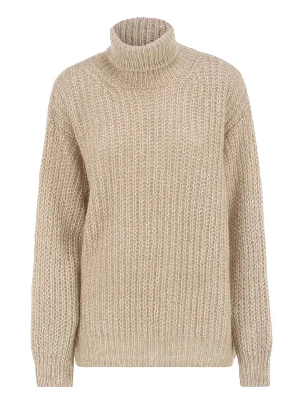 Herno Turtleneck Sweater - Nude