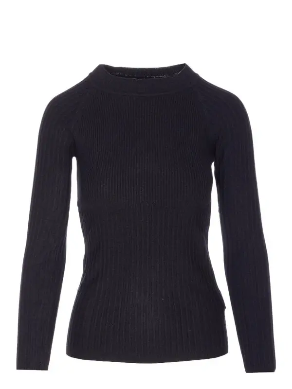 Patrizia Pepe Crewneck Knitwear - Black