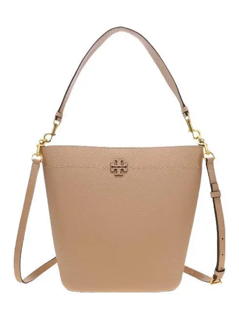 Tory Burch Bucket Shoulder Bag - Nude