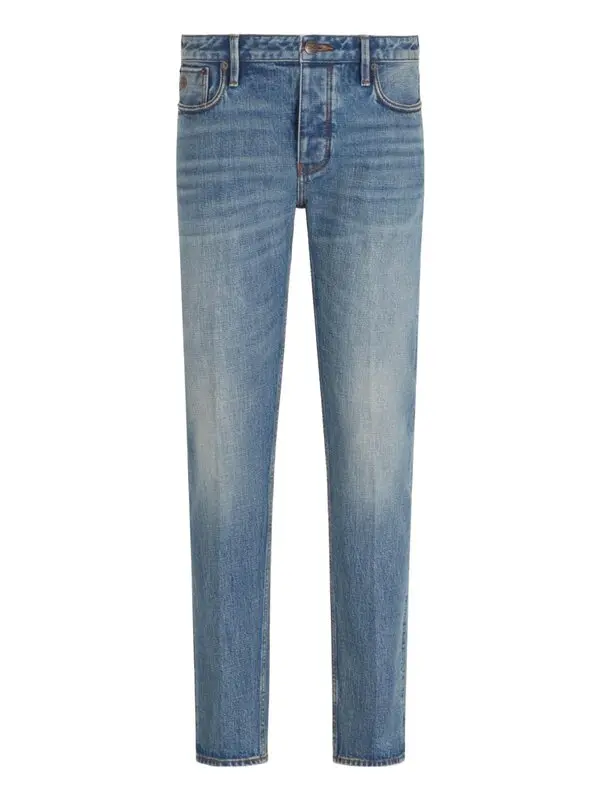 Emporio Armani J75 Straight Leg Jeans - Blue
