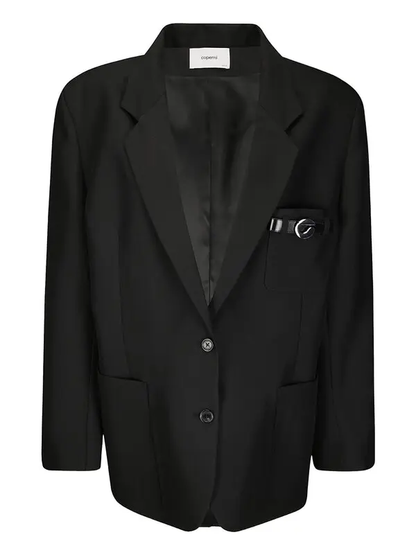 Coperni Belted Pocket Blazer - Black
