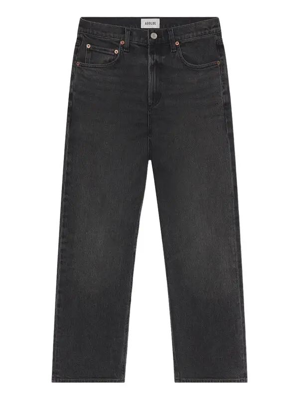 AGOLDE Straight Leg Jeans - Black