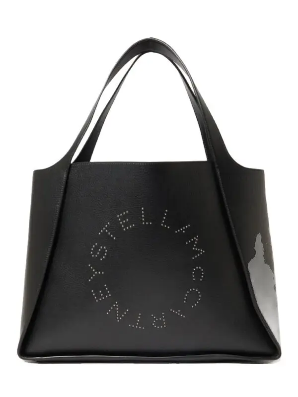 Stella McCartney Logo Detail Tote Bag - Black