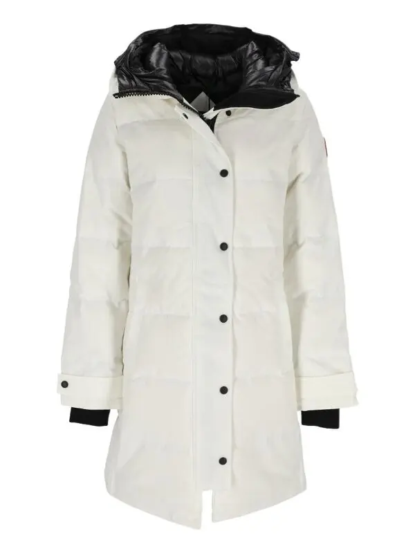 Canada Goose Shelburne Down Parka Coat - White