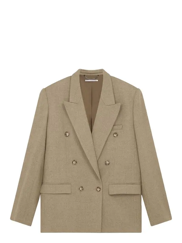 Stella McCartney Double-breasted Tailored Blazer - Nude