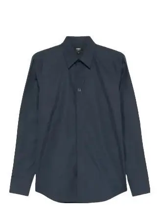 Fendi Long Sleeved Regular-fit Shirt - Black