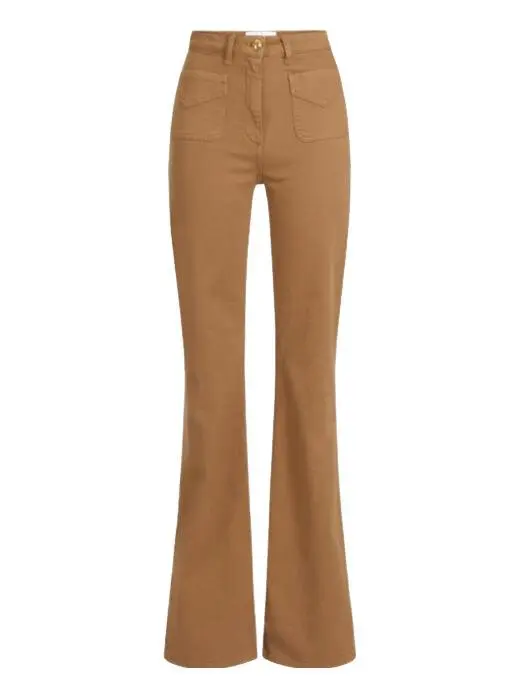 Elisabetta Franchi Bell-bottom Jeans - Daino