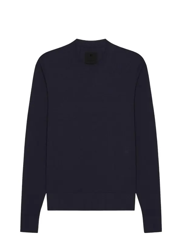 Givenchy 4g Embroidered Crewneck Sweatshirt - Night Blue