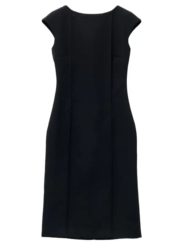 Alexander McQueen Sleeveless Crewneck Mini Dress - Black