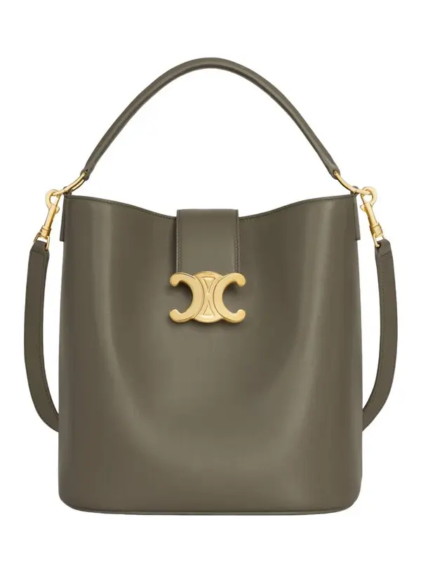 Celine Medium Louise Bucket Bag - Green