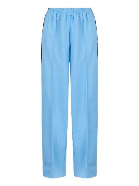 Alexander Wang Logo Stripe Track Pants - Blue