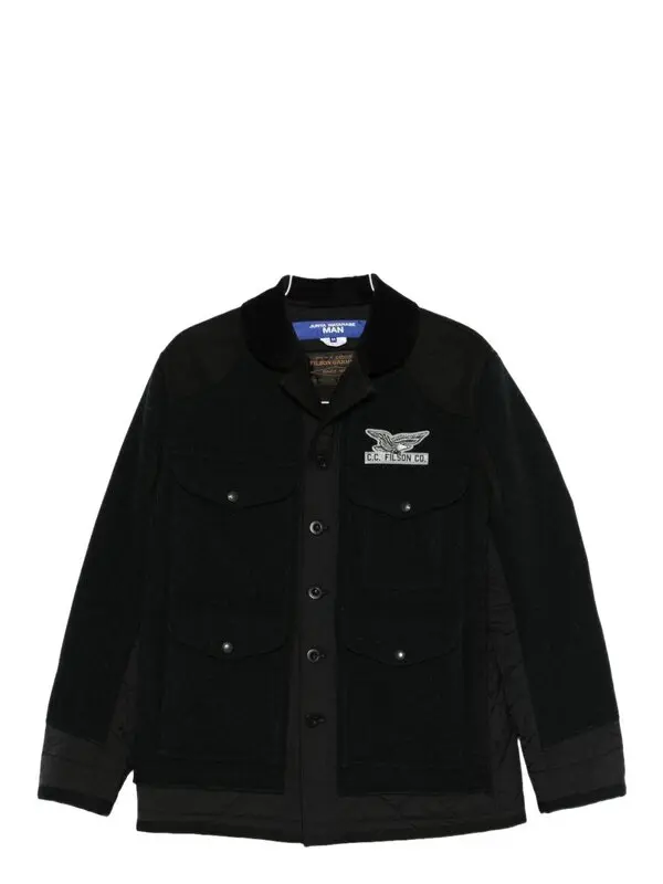 Junya Watanabe Button-down Long-sleeved Casual Jacket - Black