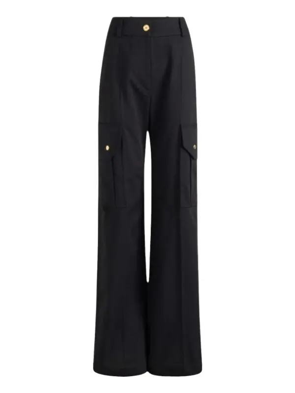 PATOU Gabardine Cargo Pants - Black