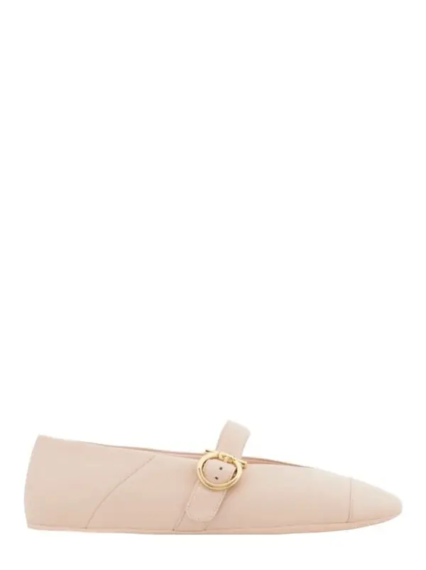 FERRAGAMO Gancini Buckle Flats - Ballet