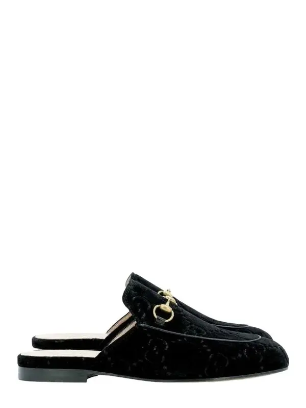 Gucci Princetown Muller Mules - Black