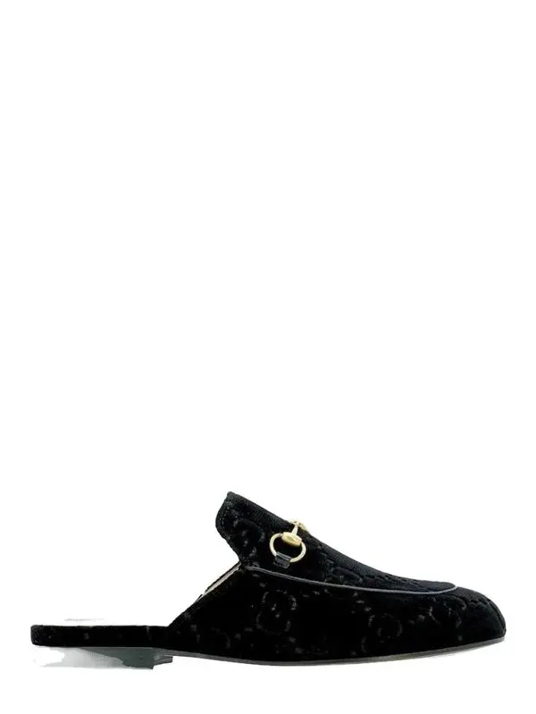 Gucci Princetown Muller Mules - Black