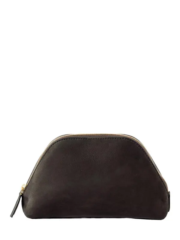 THE ROW Devon Mini Clutch - Chocolate