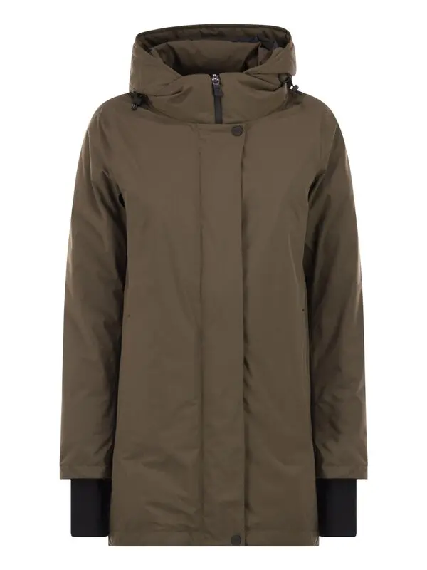 Herno Hooded Down Jacket - Brown
