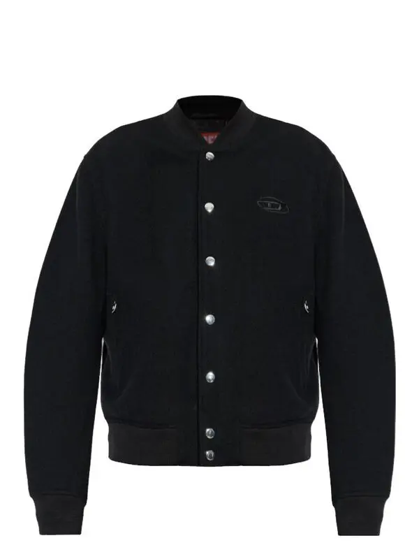 DIESEL® J-arry-wrd Button-up Jacket - Black