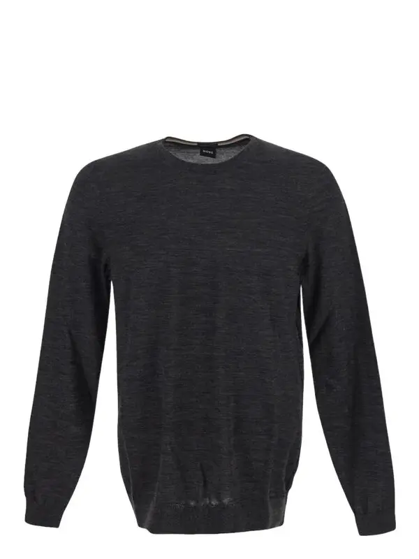 Hugo Boss Crewneck Knitted Jumper - Black