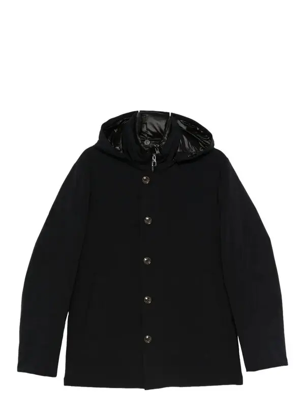 MONTECORE Hooded Down Jacket - Dark Blue