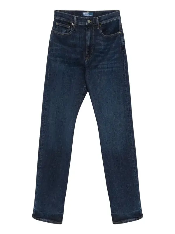 Ralph Lauren Polo Logo Patch Straight Leg Jeans - Indigo Blue