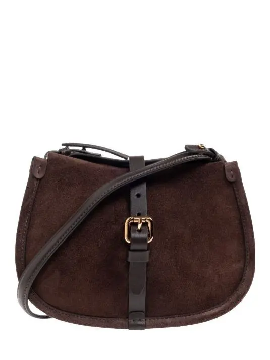 Etro Small Suede Pony Bag - Brown