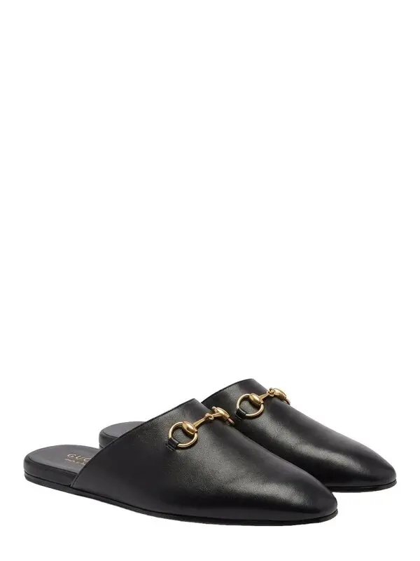 Gucci Horsebit Mules - Black
