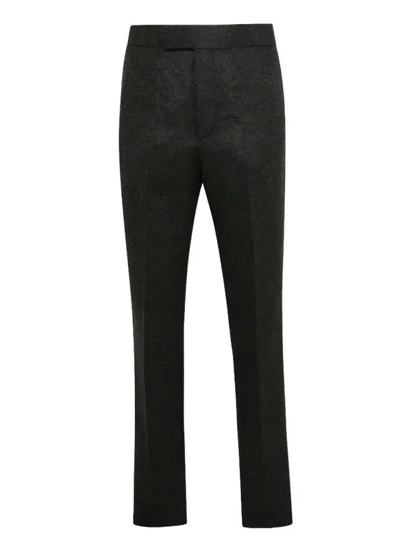 Thom Browne Straight-leg Tailored Trousers - Black