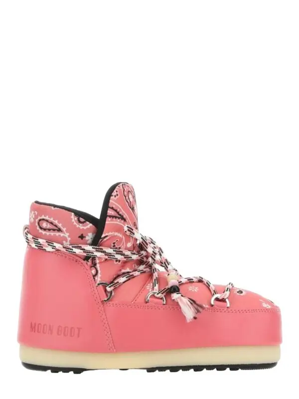 Alanui X Moon Boot Bandana-printed Round-toe Boots - Multicolor
