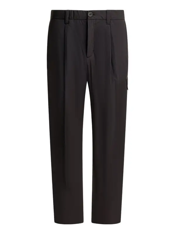 Herno Pleated Cargo Trousers - Black