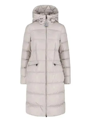 Moncler Avocette Hooded Long Puffer Jacket - Camel Beige
