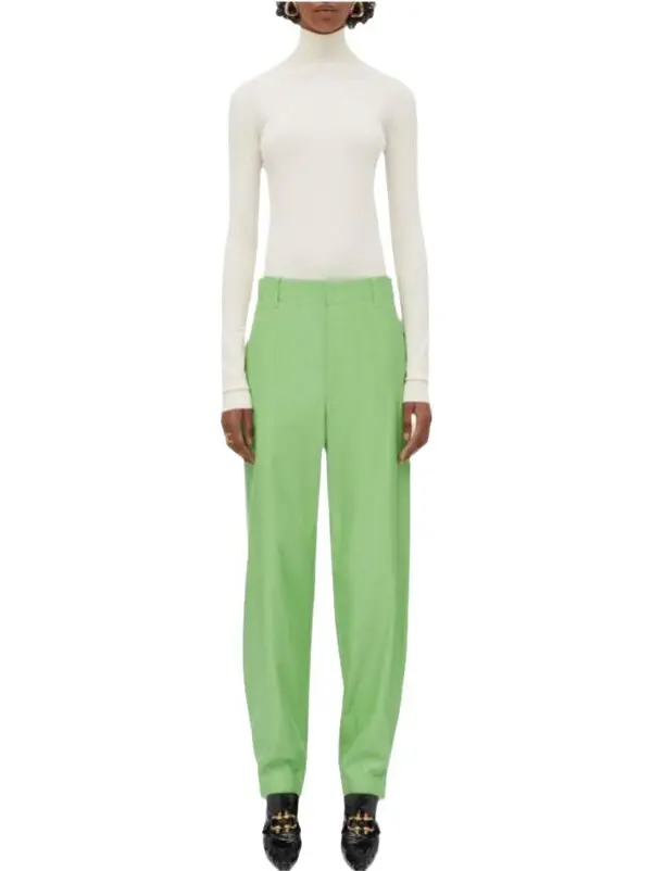 Bottega Veneta Wide-leg Casual Pants - Green