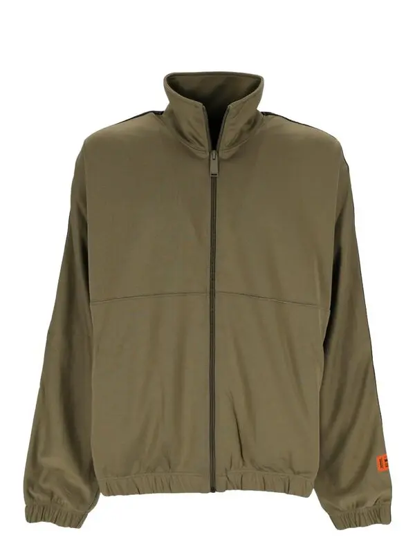 Heron Preston Logo Patch Zip-up Jacket - Green