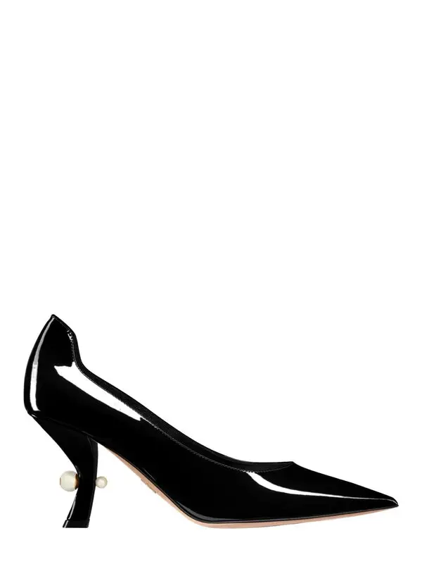 Dior Tribales Heels With Cd Resin Pearls - Black