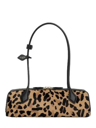 Alaïa Le Teckel Leopard Print Medium Bag - Brown