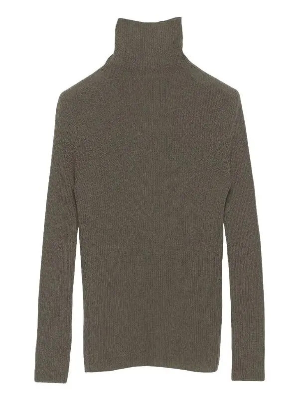 Fabiana Filippi High-necked Ribbed Sweater - Green