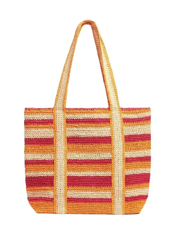 Vanessa Bruno Raffaweed Shoulder Bag - Multicolored/orange