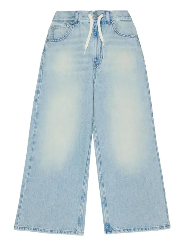 MAISON MARGIELA Light Wash Flared Jeans - Blue