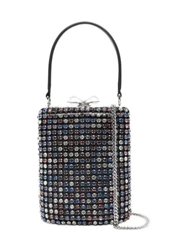 SELF-PORTRAIT Crystal-embellished Mini Tote Bag - Multicoloured