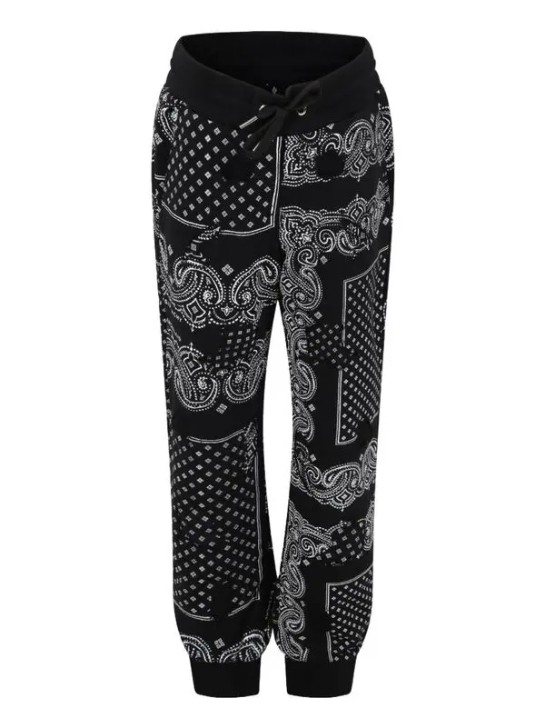 Givenchy Bandana Print Tracksuit Bottoms - Black