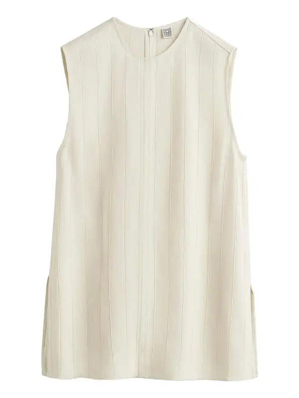 TOTEME Sleeveless Vest - White