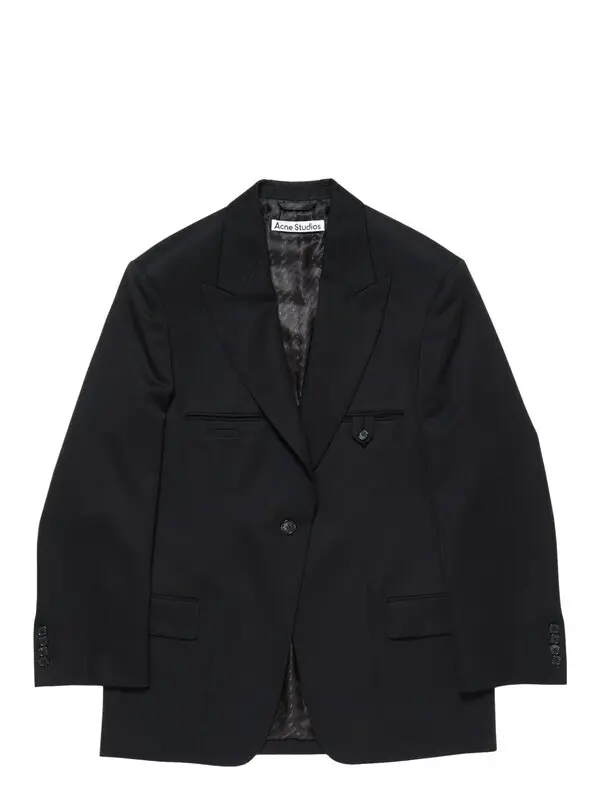 Acne Studios Single-breasted Tailored Blazer - Black