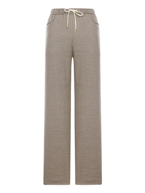 Celine Elastic Waist Casual Pants - Gray