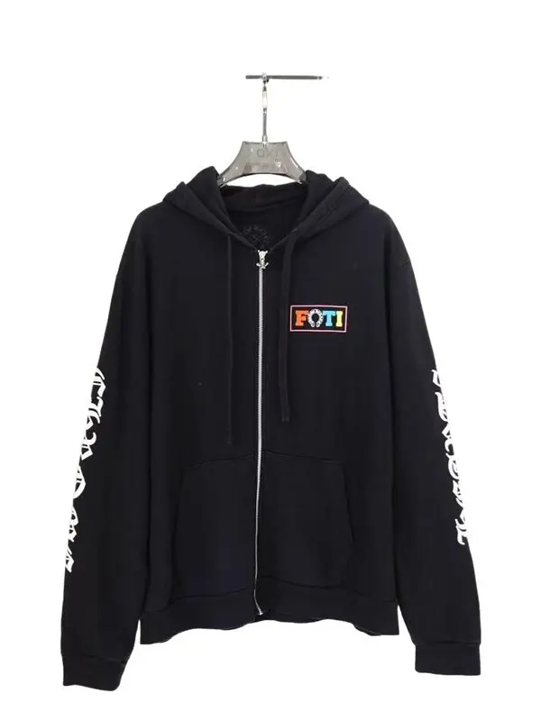 Chrome Hearts Zip-up Hoodie - Black